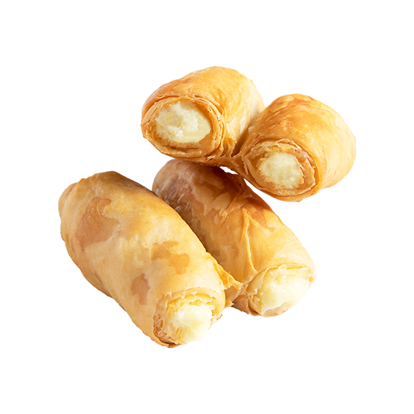 Bougatsa bites with Custard Cream - Portokalidis Family