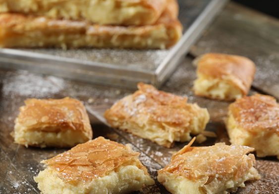 Authentic Greek Bougatsa with Custard Cream - Portokalidis Family